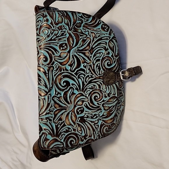 Patricia Nash | Bags | Patricia Nash Turquoise Leather Purse | Poshmark